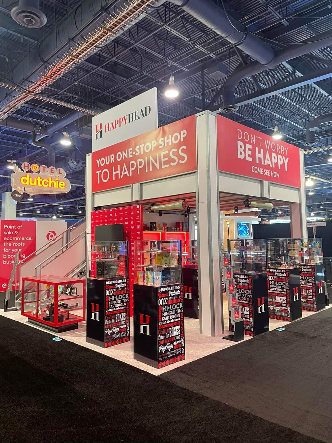 40 Ft. Mulit-Level Trade Show Exhibit With Private Office Meeting Areas